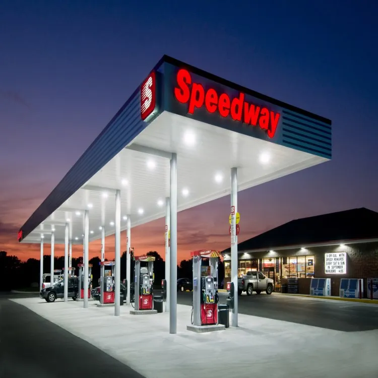 Gas Station Canopy Cost - Durable Steel Structure Building