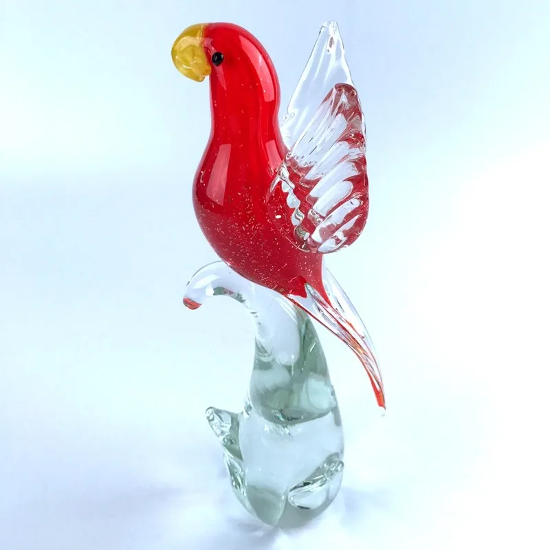 Clear Crystal Bird Glass Art Figurines Sculpture - Buy Clear Glass ...