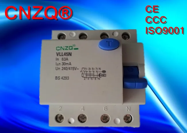 4p 63a 30ma Elcb - Buy 4p 63a 30ma Elcb,Rccb Earth Leakage Circuit ...