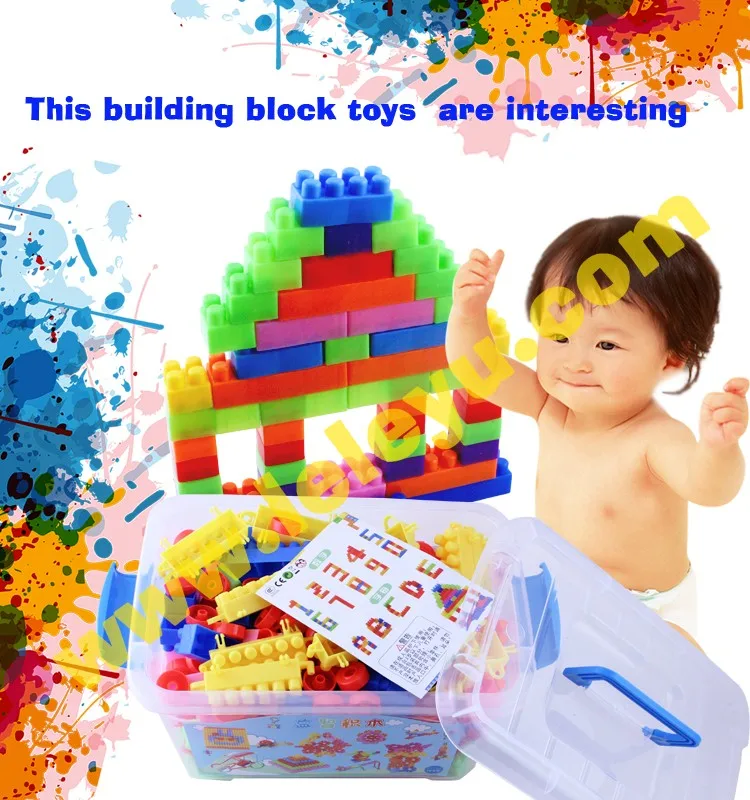 Colorful Building Block Bricks Construct Toy - Buy Building Block ...