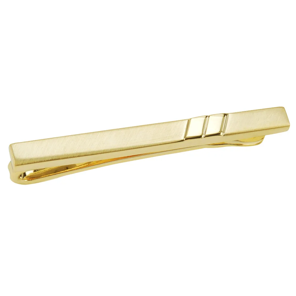 Custom Gold Silver Rectangular Tie Clip Set Cufflinks - Buy Tie Clip ...