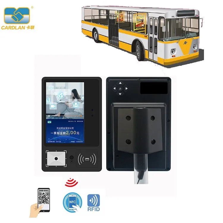 Bus Ticketing Machine Ticket Validator Nfc Rfid Card Reader With Qr ...