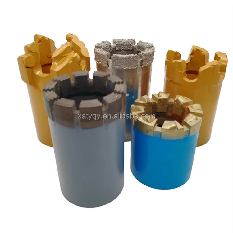 Different Types Forged Diamond Core Drill Bits for Geological Sample Coring