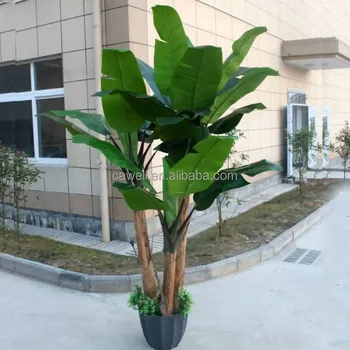 Decorative Artificial Plastic Banana Tree - Buy Plastic Banana Tree ...