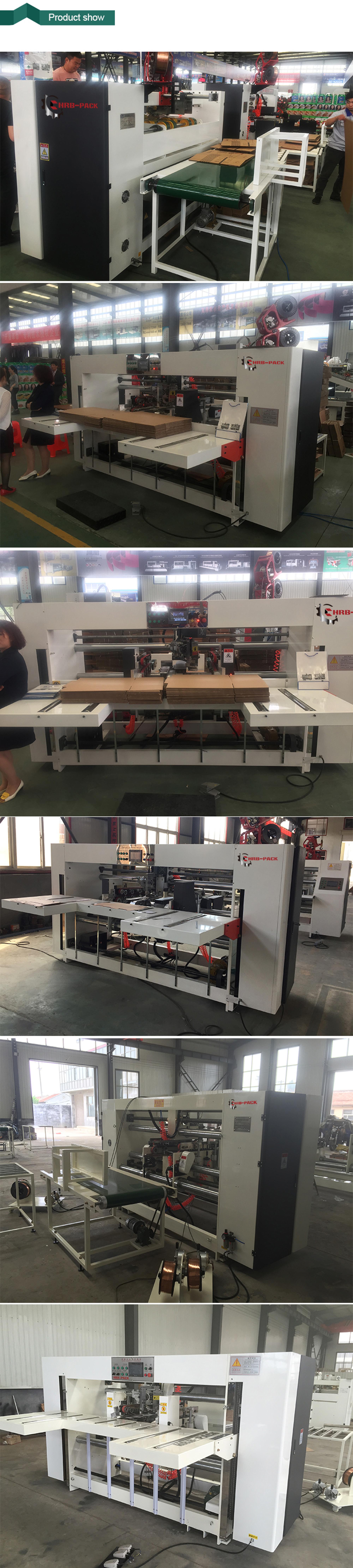 Double Piece Carton Box Stitching Machine/Double Piece Carton Stitcher ...