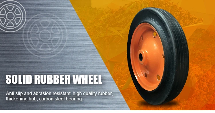 4 Inch Solid Rubber Wheels For Heavy Duty Cart - Buy 4 Inch Solid ...