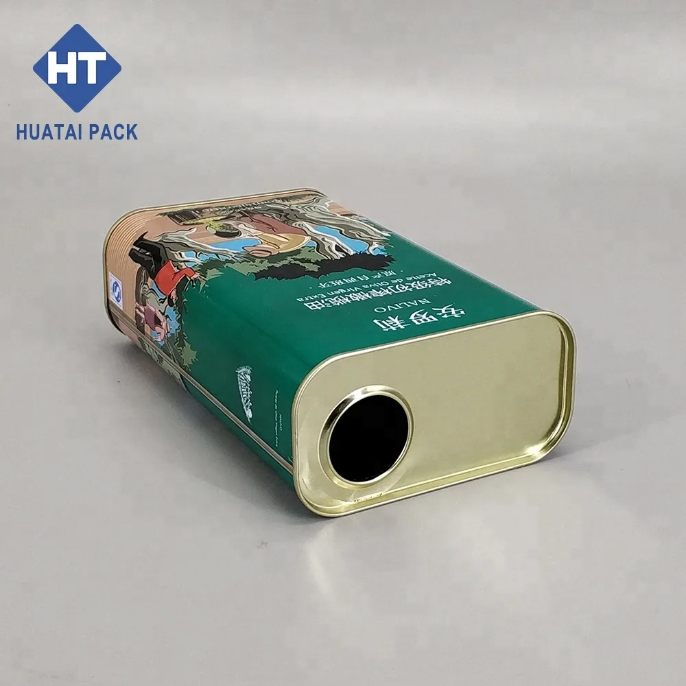 Empty Food Grade Olive Oil Tin Cans - Durable & Versatile