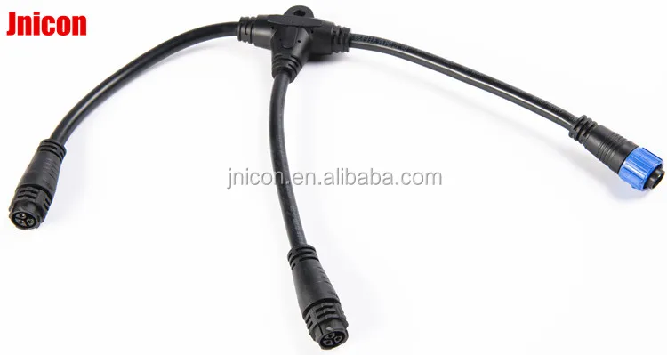 Waterproof Plastic Electrical 2 3 4pin T Junction Connector