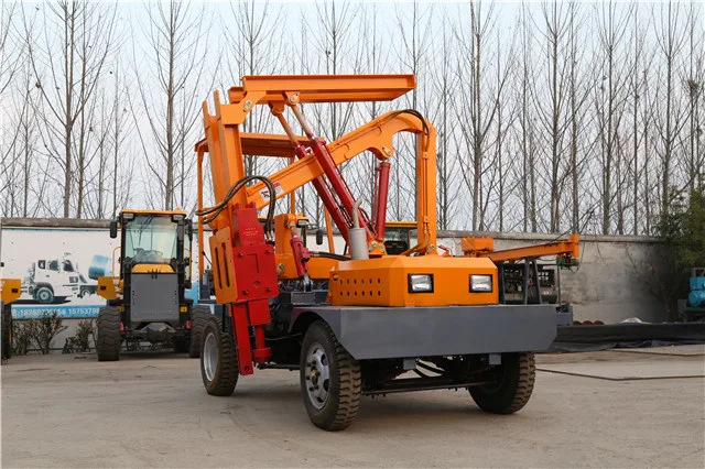 Hydraulic Vibratory Monkey Pile Driver for Fence Foundation