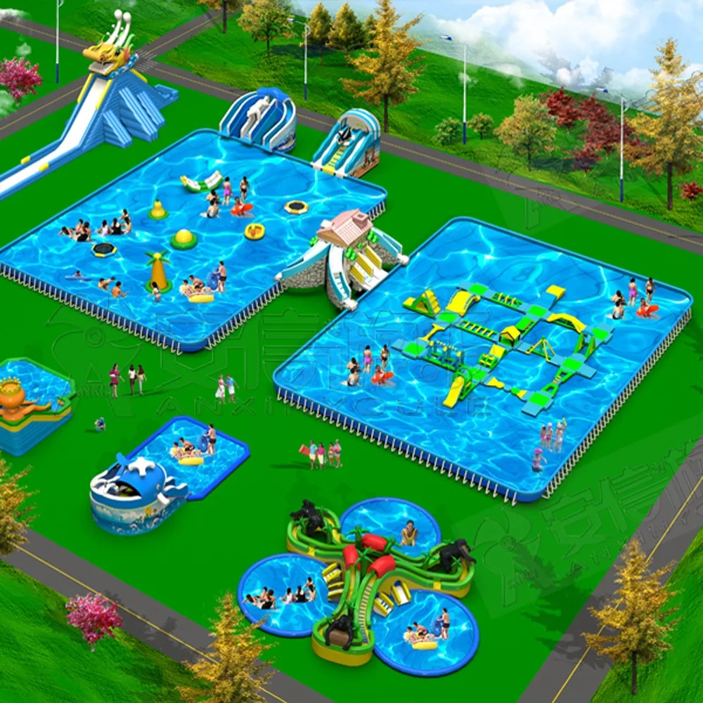 Splash N Dash Water Park - Customized Inflatable Designs