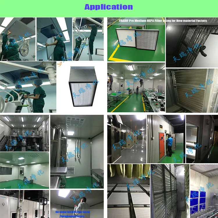 Class 100 Class 10000 Clean-room Hepa Filter - Buy Clean-room Hepa ...