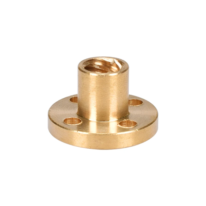 Biqu T8 Lead 8mm Pitch 2mm Brass Nut Copper Trapezoidal Screw Nut For ...