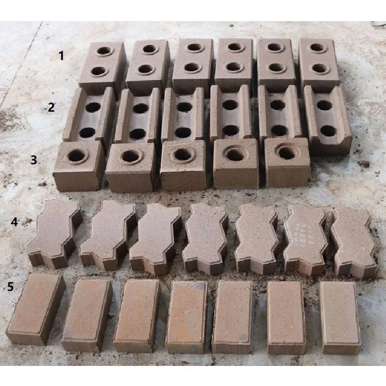 Hand Made Manual Interlocking Clay Brick Making Machine Price In ...