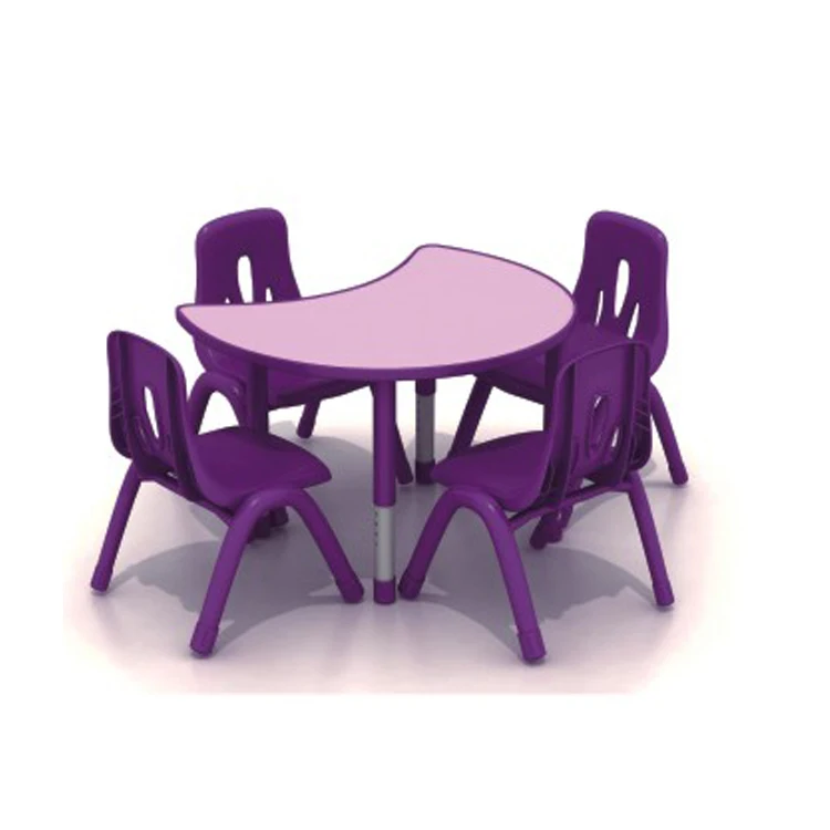 Kids Study Plastic Table And Chair For Preschool Kids School Furniture ...