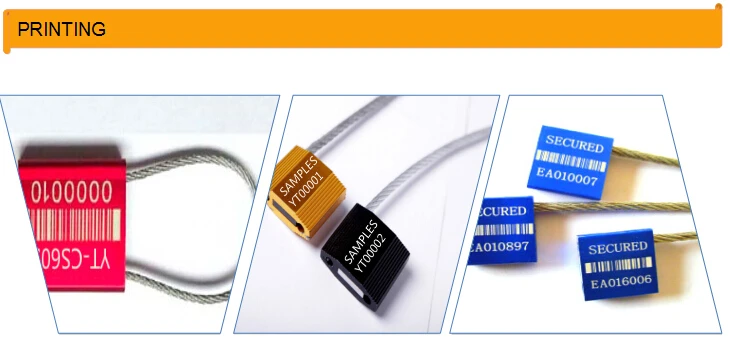 China Aircraft Safety Production Box Wire Cable Seal Blue Tag With ...