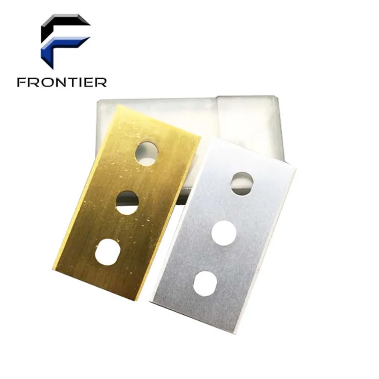 Tungsten Carbide Three Holes PET PP Plastic Film Cutting Blade