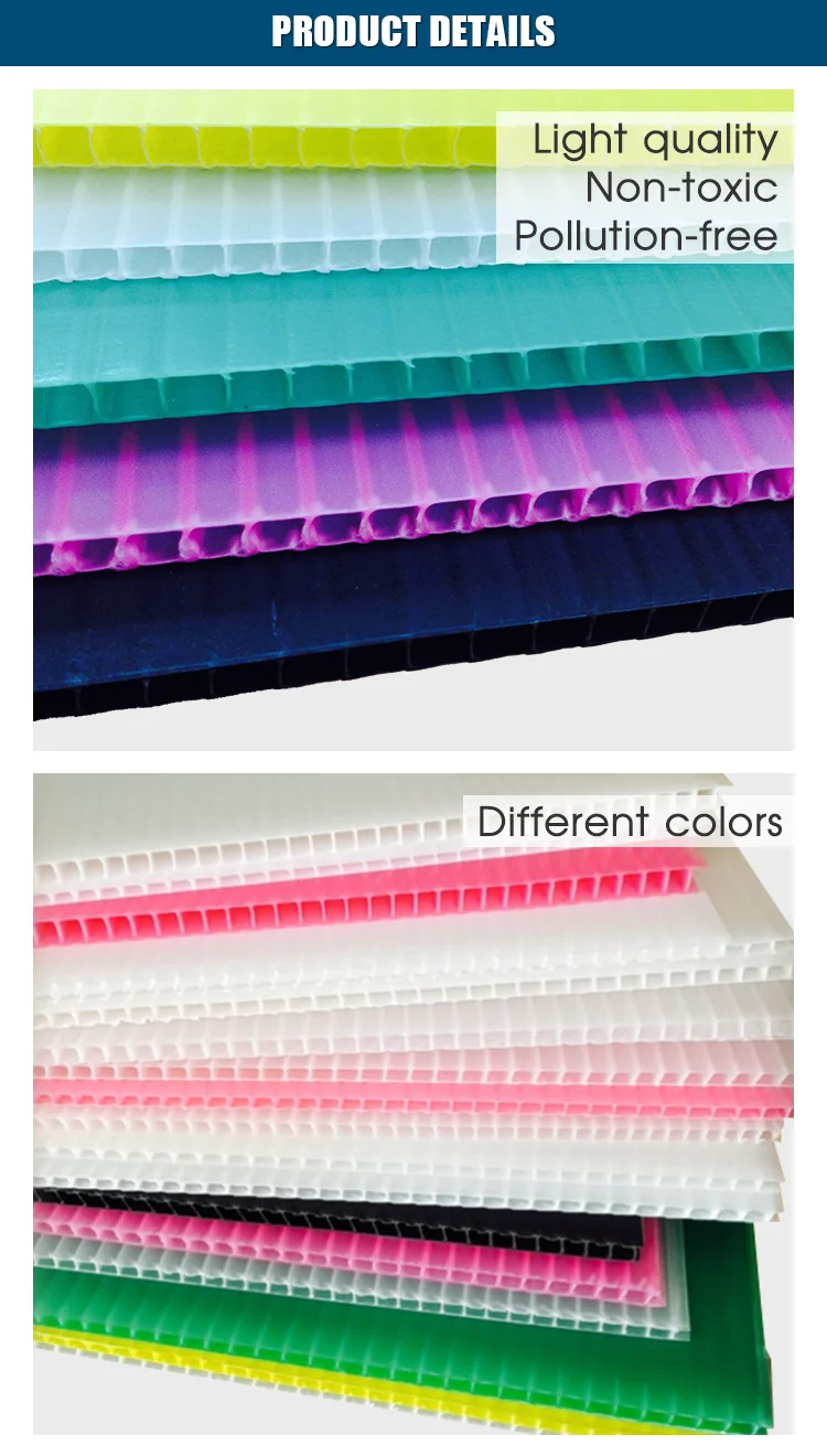 Colorful Corrugated Plastic Waterproofing Protection Board - Buy ...