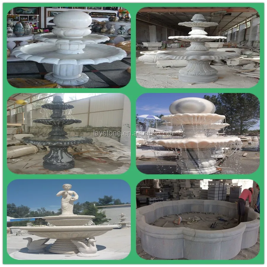 Exquisite Natural Granite Water Fountain Bases for Gardens