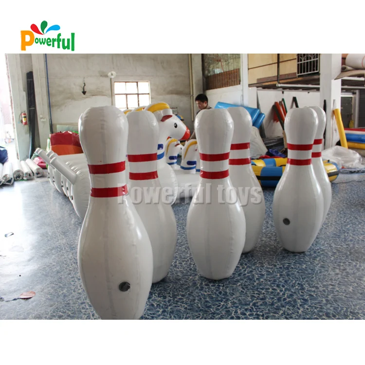Funny Sports Game - Giant Inflatable Bowling Pins for Water Slide