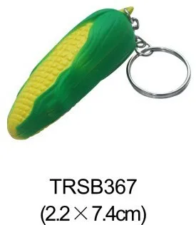 Promotional Soft Squeezable Cute Mini Corn Stress Ball Keychain - Buy ...