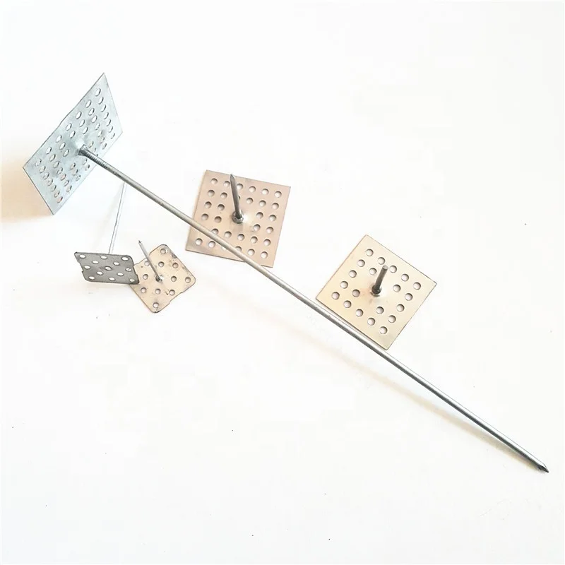 Stainless Steel Insulation Anchors Spindle With Perforated Base - Buy ...