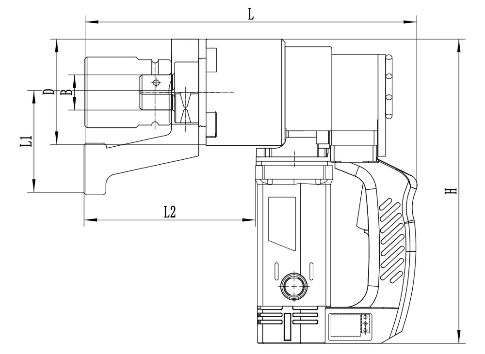 2000Nm Electric Torque Wrench for Tower Building | Electric Power Tools ...