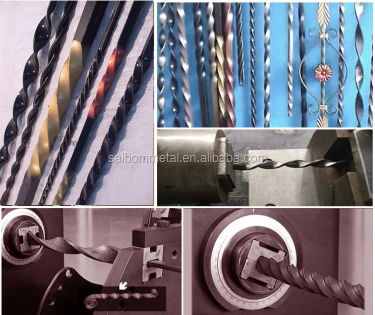 Multi-functional Wrought Iron Machine Steel Bar Twist-machine - Buy ...