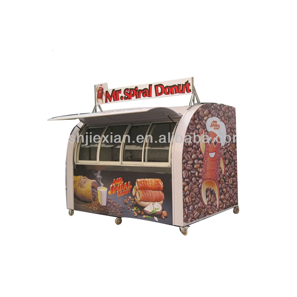 2.9 Meter Double Axle Donuts Car/fried Cart And Used For Ice Cream ...