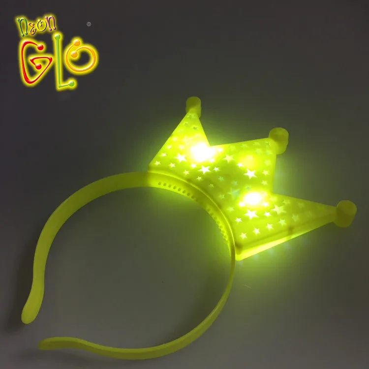 Light up LED Crown Headband - 3xag10 Battery Powered Fun