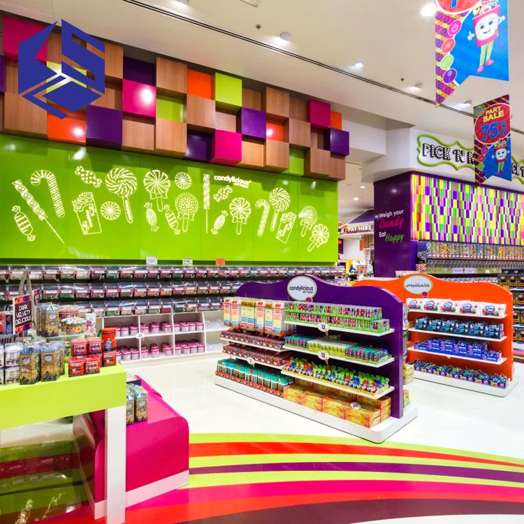 High End Sweet Candy Display Shelves - Perfect for Retail