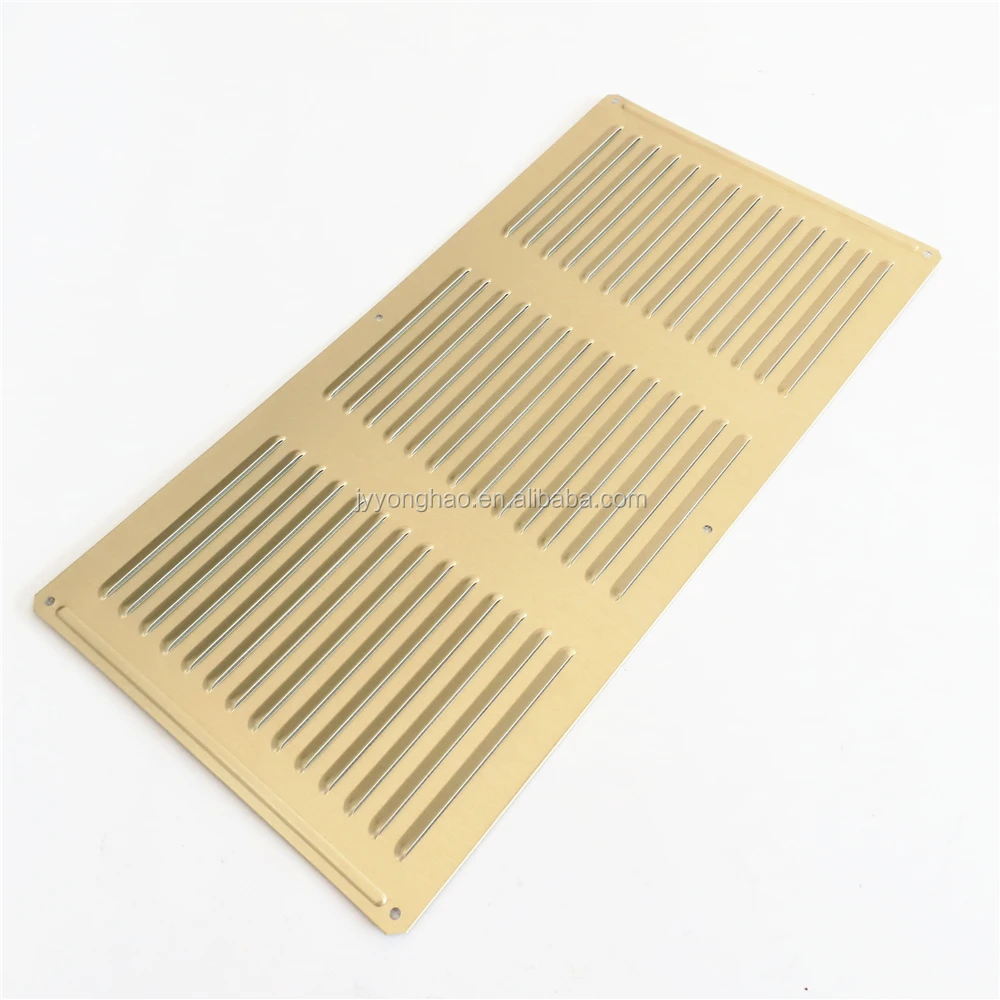 Custom Size Sheet Metal Stamping Aluminum under Eave Vents
