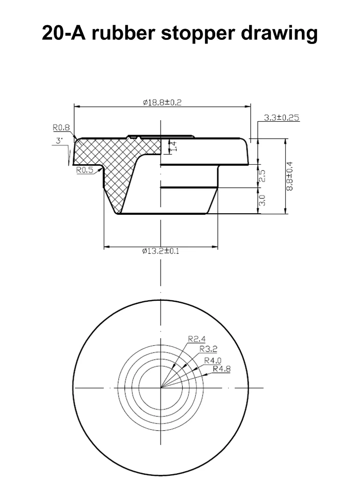 Rubber Stopper Drawing