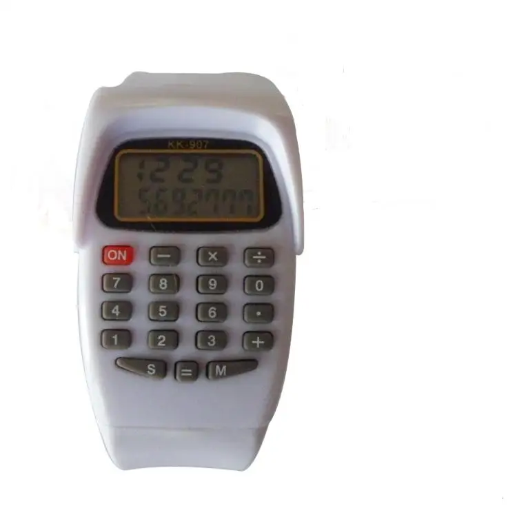 Hot Sale Two-Line LCD Display Plastic Children Digital Calculator Watch ...