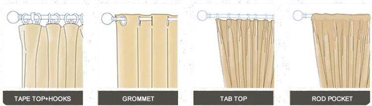 2022 Luxury Decorative Stripe Linen Look Sheer Curtain With Lead Band ...