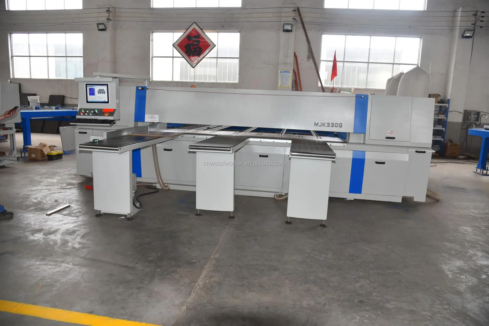 Cnc Computer Beam Saw Wood Panel Cutting Beam Saw Machine For Sale ...