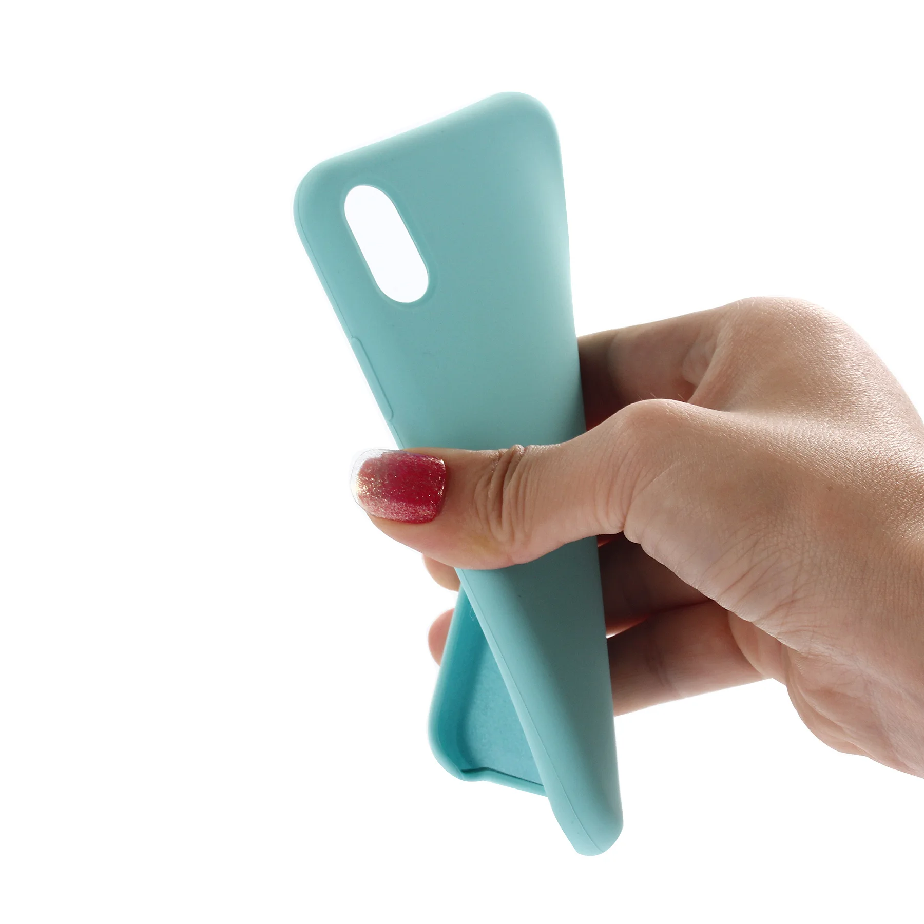 Luxury Original Microfiber Liquid Silicone Gel Rubber Phone Case For ...