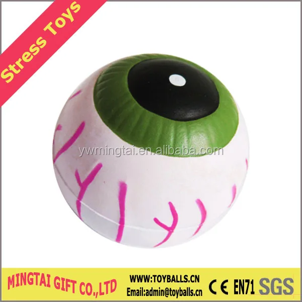 Pu Eyeball Shaped Stress Ball,Stress Reliever Toys - Buy Eyeball Shaped ...