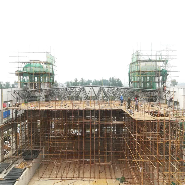 China Steel Space Frame Factory Prefab Galvanized Steel Bolted Ball ...