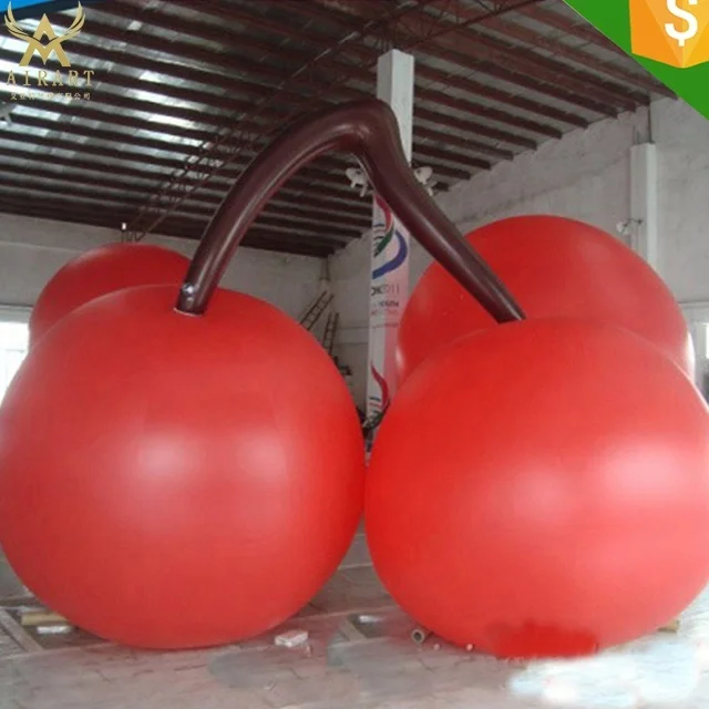 Giant Inflatable Cherry Balloon,Inflatable Fruit And Vegetable Balloon ...