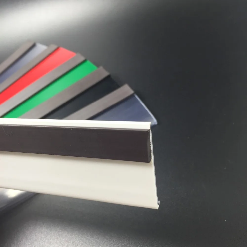 Metal Rack Plastic Pvc Data Strip/ Pvc Price Label Holder Supermarket ...