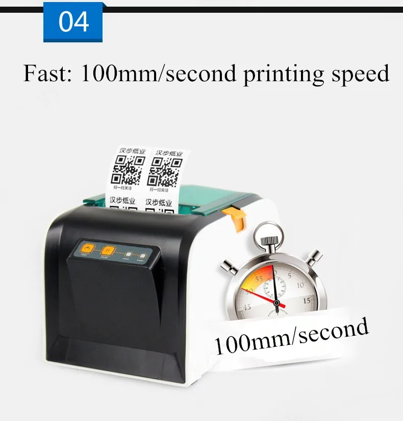 Gp3100tu Economic Mini Desktop Commercial 80mm Direct Thermal Label ...