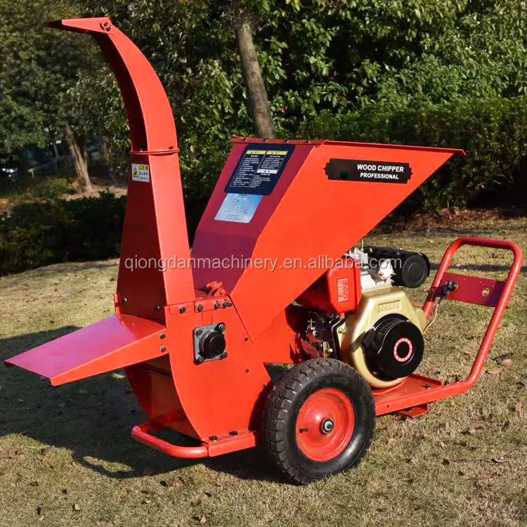 Tree Branch Leaves Crusher Chipping Machine Diesel Engine Garden Wood ...