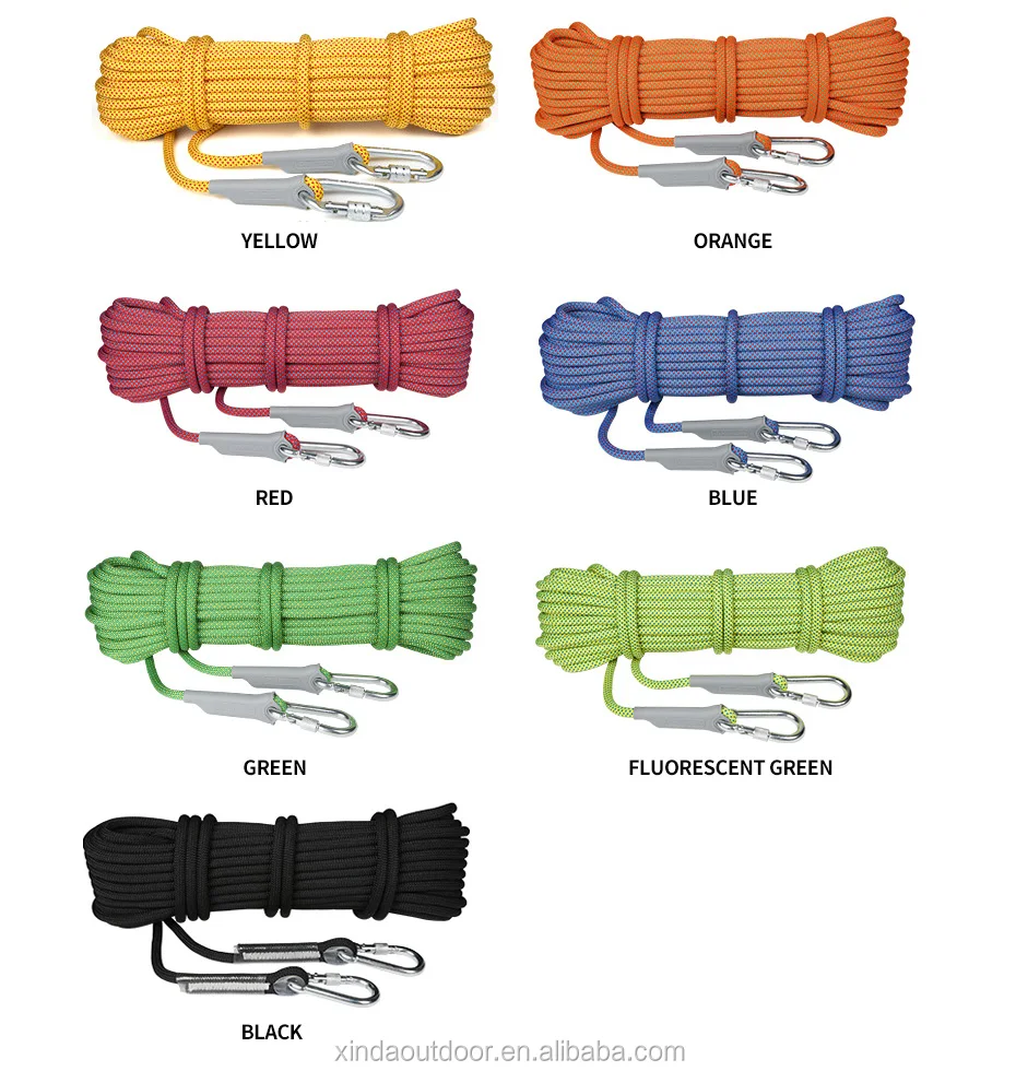 Xinda 10.5mm 25kn Climbing Rope For Rappelling Fitness Rock Climbing ...