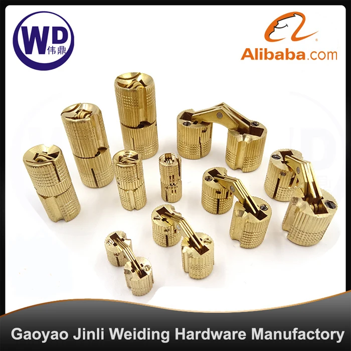 Solid Brass Cylinder Hinge Bucket Hinge Copper Hinge - Buy Barrel ...