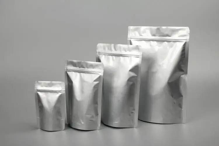 Wholesale Silver Custom Back Seal Bag - Moisture Proof