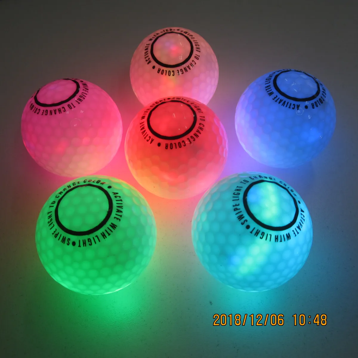Light Activated LED Golf Ball - Night Golf Fun & Safety