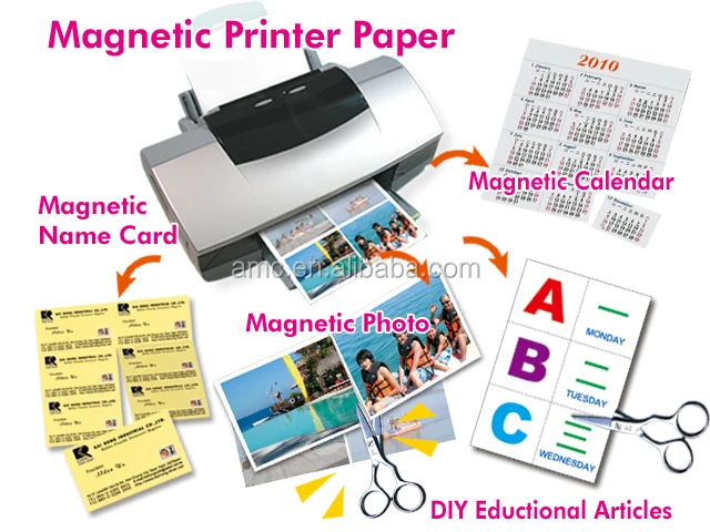 High Quality Inkjet Magnetic Paper Magnet A4 Printing Paper| Alibaba.com