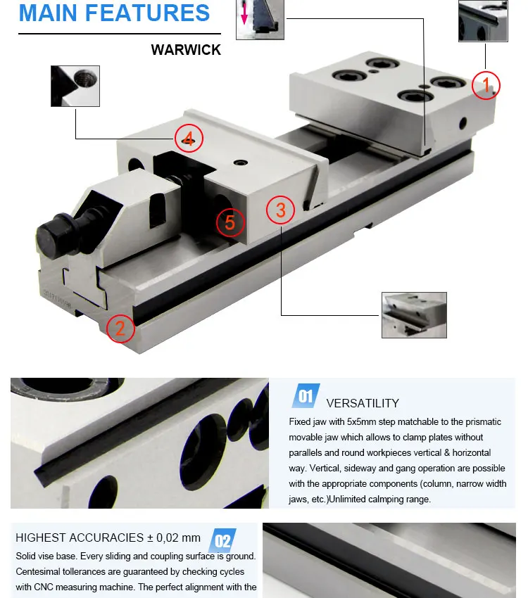 GT CNC Machine Vise - Precision and Rapid Performance