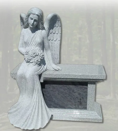 Jk White Granite Angel Tombstones And Monuments - Buy White Granite ...