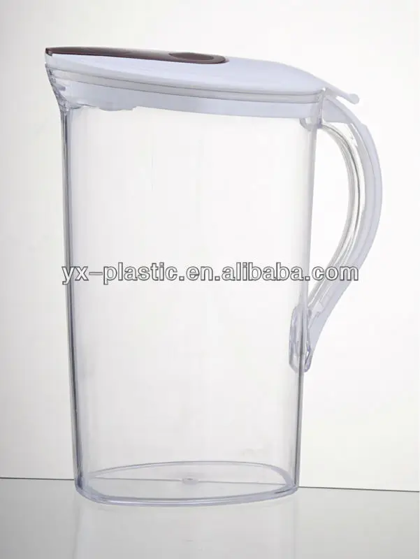 1.8l Plastic Beer Pitcher With Ice Tube And Lid - Buy Beer Pitcher ...